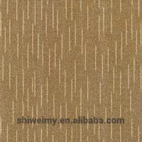 China Pure color striped 100%solution dyed invista nylon 6 carpet tile for sale