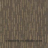 China Pure color striped 100%solution dyed invista nylon 6 carpet tile for sale