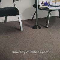 China New two colors mixed up striped pattern PP 50*50cm office carpet tile for sale
