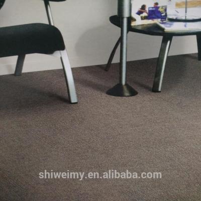 China New two colors mixed up striped pattern PP 50*50cm office carpet tile for sale