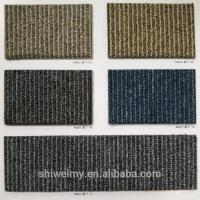 China New two colors mixed up striped pattern PP 50*50cm office carpet tile for sale