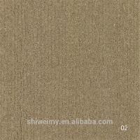 China New two colors mixed up striped pattern PP 50*50cm office carpet tile for sale