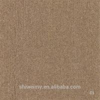China New two colors mixed up striped pattern PP 50*50cm office carpet tile for sale