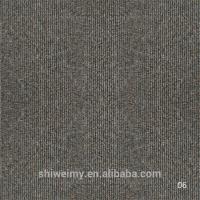 China New two colors mixed up striped pattern PP 50*50cm office carpet tile for sale