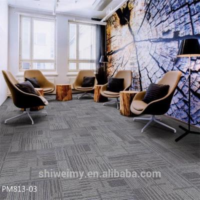 China Chinese multi level loop 3mm/4mm/5mm 50*50cm Polypropylene carpet tile for sale