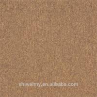 China 100% Invista nylon material pure color loop pile carpet tiles for office for sale