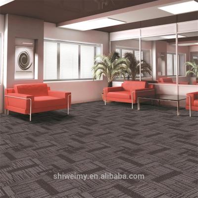 China Jacquard 50*50cm PP carpet tile for conference room for sale