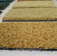 China Plush pile tile Nylon carpet&shaggy solid color carpet for office,home,hotel for sale