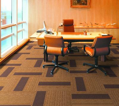 China Modern Office Carpet Flooring Main Color Brown Grey Black Beige for sale