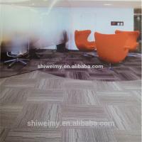 China Striped gradient color Nylon 66 carpet tile for Hotel/office for sale