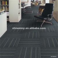 China Wholesales striped commercial office carpet tiles for sale