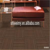 China Wholesales striped commercial office carpet tiles for sale