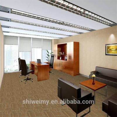 China Stock Wholesale 50*50cm modular grid pattern carpet tile for sale