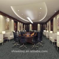 China Stock Wholesale 50*50cm modular grid pattern carpet tile for sale