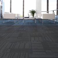 China Square Natural Woven Carpetl , 100 Nylon Carpet Tiles PVC Backing for sale