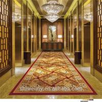 China Chinese style beautiful hotel corridor roll carpet for sale