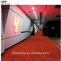 China Chinese red rose romantic design wall to wall nylon room carpet for sale