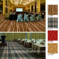 China Available design red gold printed nylon carpet for meeting room for sale