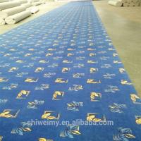 China Needle punched Polyester non-woven fiber printed carpet for sale