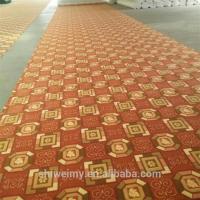 China Needle punched Polyester non-woven fiber printed carpet for sale