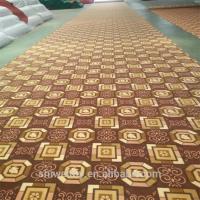 China Needle punched Polyester non-woven fiber printed carpet for sale