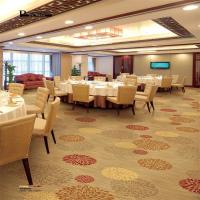 China Star Hotel Nylon Floor Carpet Spot Chrysanthemums Pattern Jacquard Style for sale