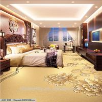 China China stock design floral printed nylon carpet for hotel room for sale