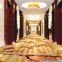 China Bedroom Modern Home Carpet / Cut Pile Nylon Carpet Red Plum Blossom Pattern for sale
