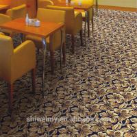 China Chinese style flower printed wall to wall carpet for sale