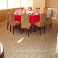 China Handmade brown wool wall to wall carpet for commercial for sale