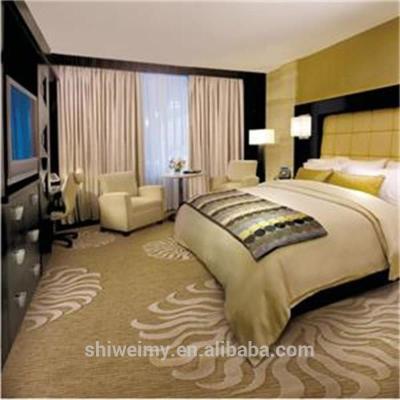 China Hot sales embroidered badge pattern cut loop pile indoor carpet for sale