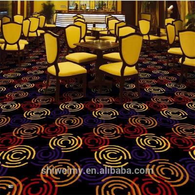China Woven Technics circle decorative printed oriental carpet for lobby for sale