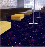 China 2019 newest gold fireworks pattern Commercial microfiber carpet for sale