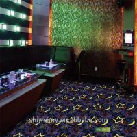 China Hot sales 3D stars and crescent pattern corridor PP carpet for sale