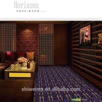 China Stock turkey jacquard pattern polypropylene glow carpet for ballroom for sale