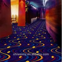 China Shanghai starry sky pattern striped wilton carpet for luxury hotel for sale