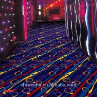 China Shanghai starry sky pattern striped wilton carpet for luxury hotel for sale