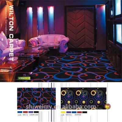 China China factory bright color printed 3D carpet for club for sale