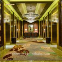 China 80%NZ Wool 20%Nylon jacquard axminster carpet for hotel corridor for sale