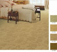 China Wool carpets, High cut low pile blend jacquard carpets from bedroom for sale