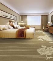 China Wool carpets, High cut low pile blend jacquard carpets from bedroom for sale