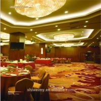 China Red Axminster commercial boardroom carpet for sale