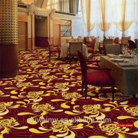 China Bright colors soft floral printed wilton carpet for sale