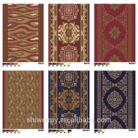 China Red wilton hotel corridor carpet in the roll for sale
