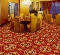 China Star Hotel Carpet Flooring / Wilton Patterned Carpets Skid Resistance for sale