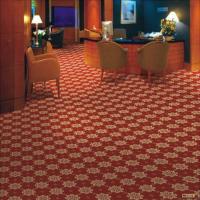 China Star Hotel Carpet Flooring / Wilton Patterned Carpets Skid Resistance for sale