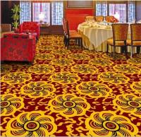 China Star Hotel Carpet Flooring / Wilton Patterned Carpets Skid Resistance for sale