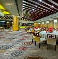 China Restaurant Fire Resistant Carpet 80% New Zealand Wool 20% Nylon for sale