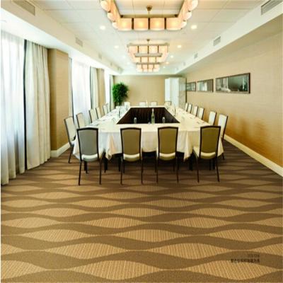China Conference Room Pvc Floor Covering Jacquard Style Machine Woven Technics for sale