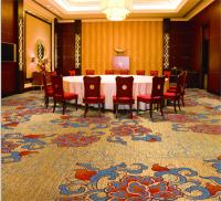 China Indian Style PVC Carpet Flooring / Plastic Floor Covering Carpet Cut Pile for sale